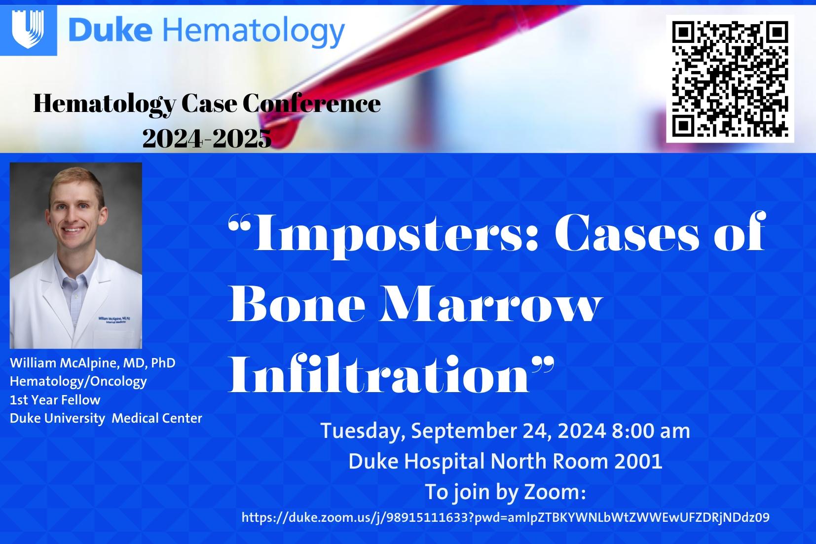 Division of Hematology Presents: "Imposters: Cases of Bone Marrow ...