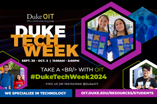 Duke Tech Week Kickoff | Office of Information Technology